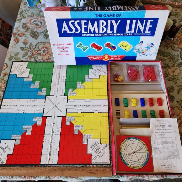Selchow and Righter Board Game | Toys | Vintage The Game Of Assembly ...